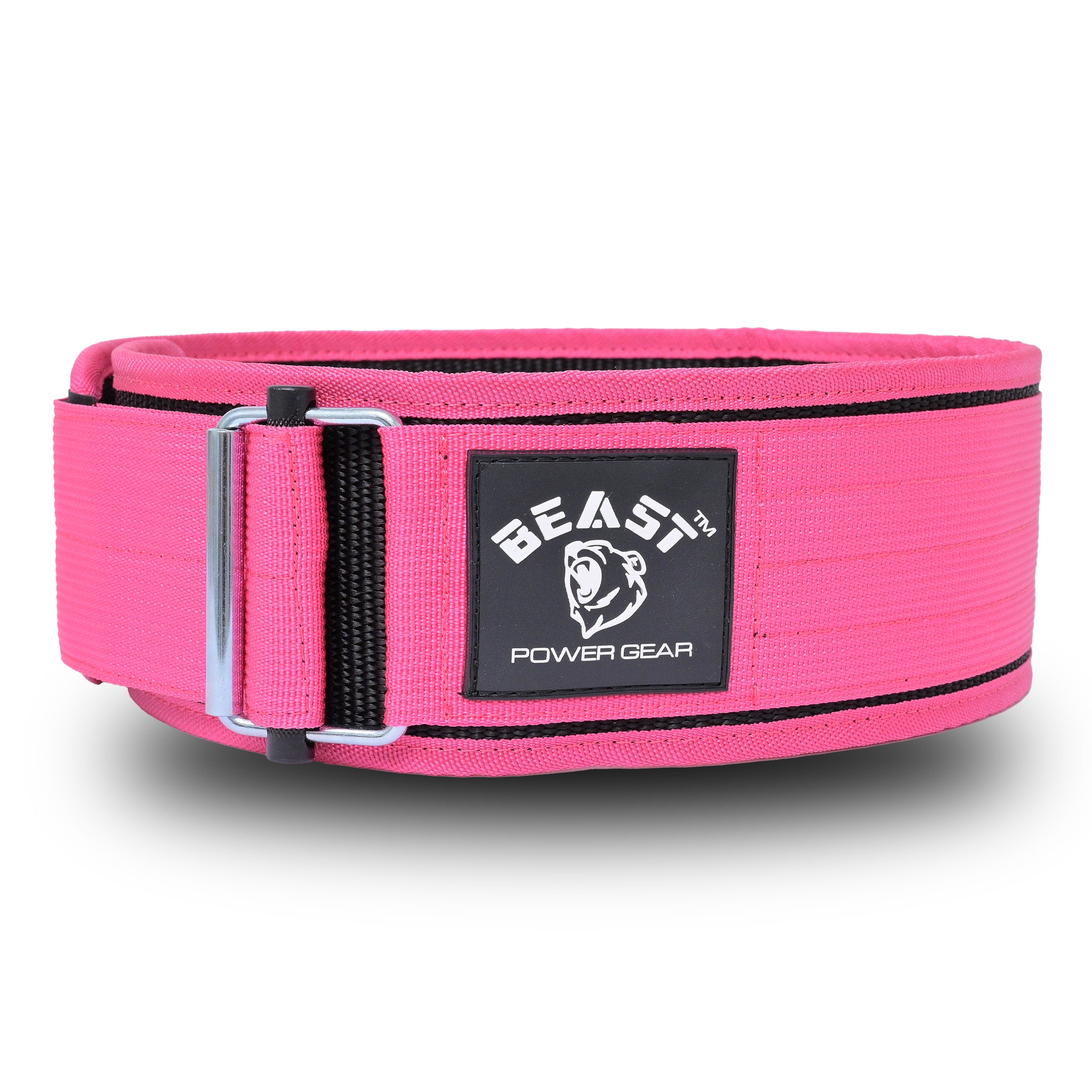 QUICK LOCKING WEIGHTLIFTING BELT - PINK – Beast Power Gear